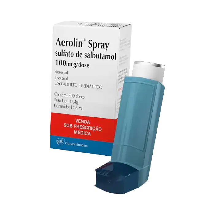 AEROLIN 100MCG SPRAY 200DOSES(SALBUTAMOL) - Catálogo ARZMED