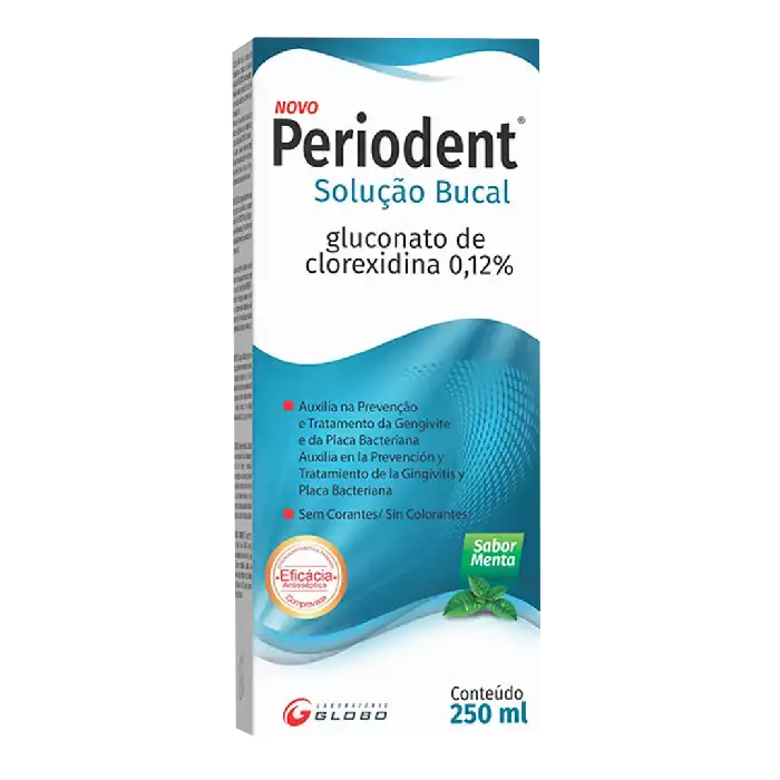 PERIODENT SOLUCAO BUCAL 250ML C/ ALCOOL - Catálogo ARZMED