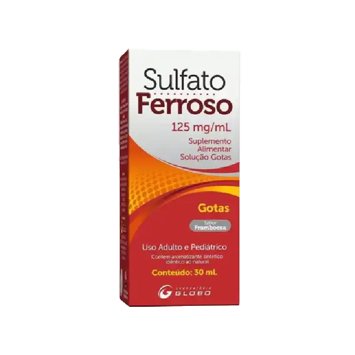 SULFATO FERROSO GOTAS 125 MG/ML 30 ML (GLOBO) - Catálogo ARZMED