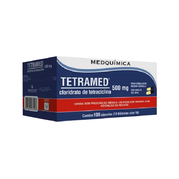 TETRAMED 500MG 100CPS 10X10(TETRACICLINA) - Catálogo ARZMED