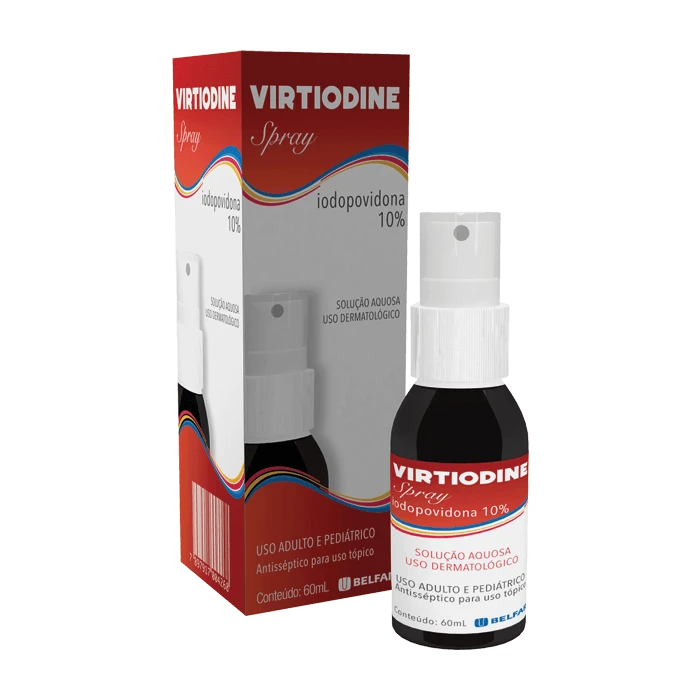 VIRTIODINE SOL SPRAY 60ML(IODOPOVIDONA) - Catálogo ARZMED